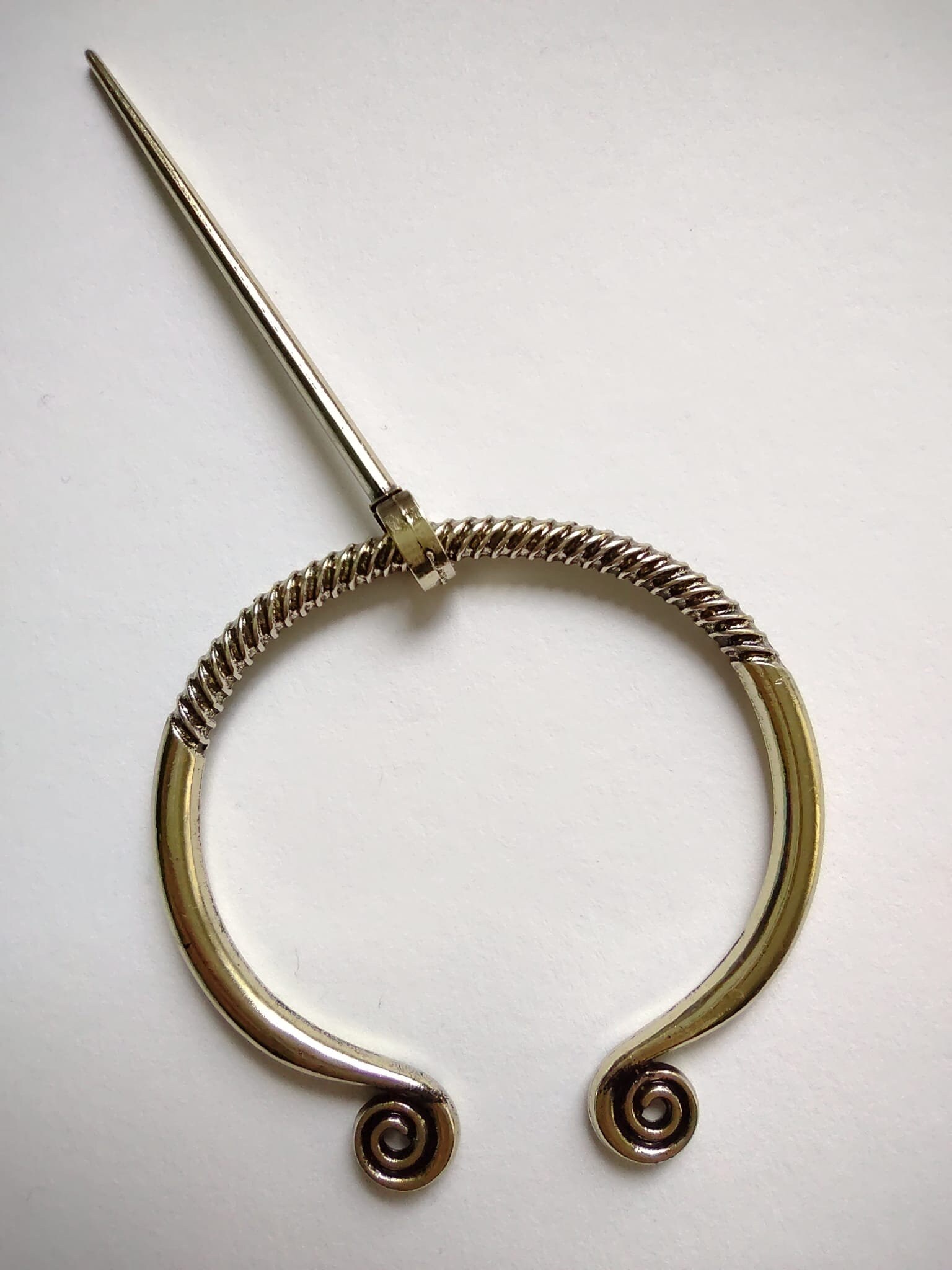 Roman Omega Fibula, Penannular Brooch, Timeless Elegance for Historical ...