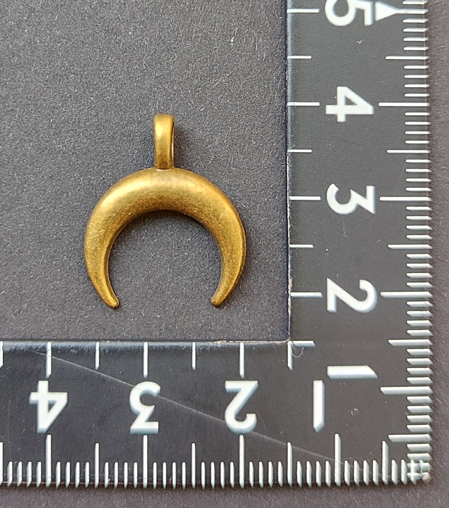 Plain Lunula Pendant Roman Jewelry Evil Eye Replica Crescent - Etsy