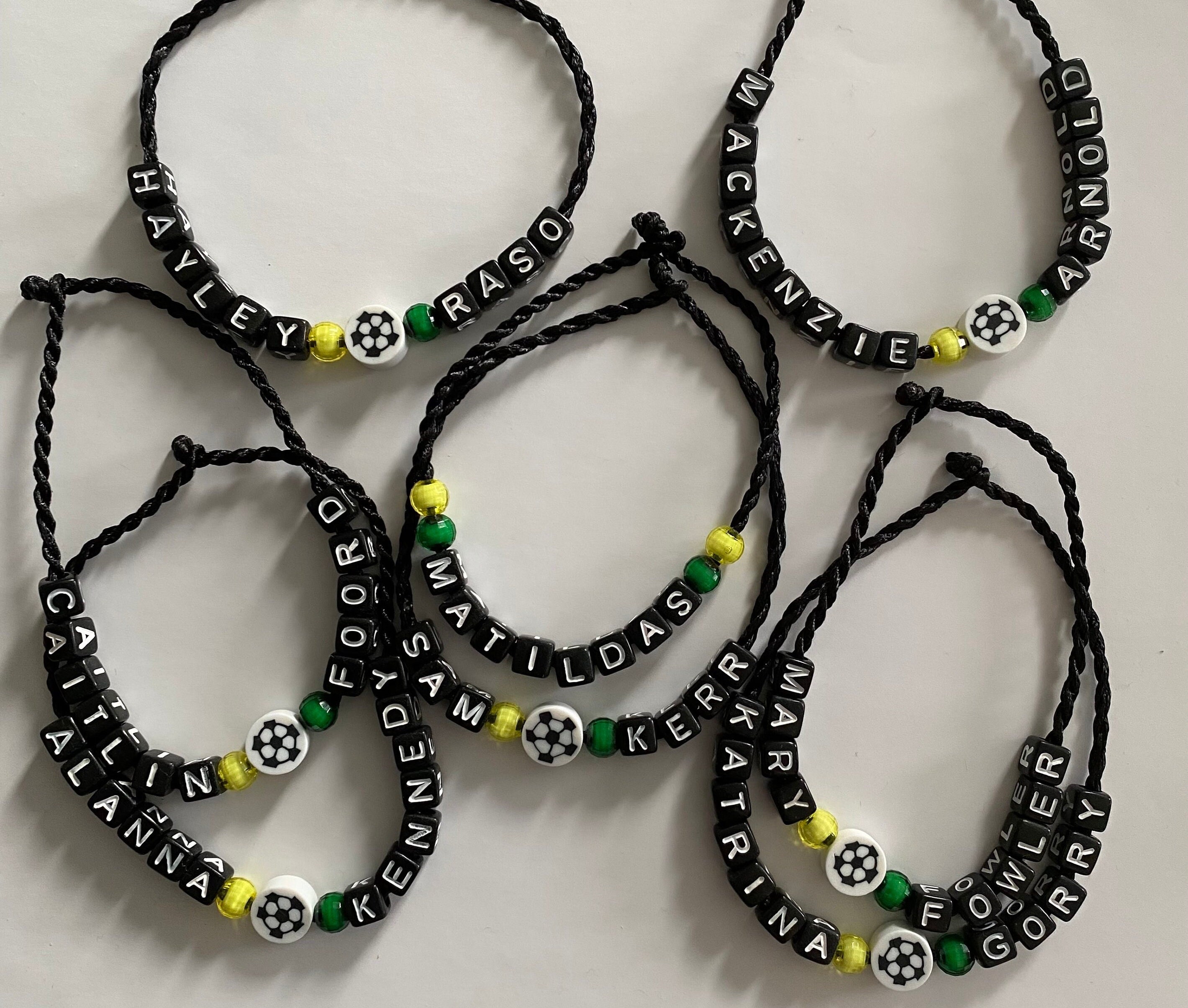 Women’s Soccer, Football, Friendship Bracelets - Etsy