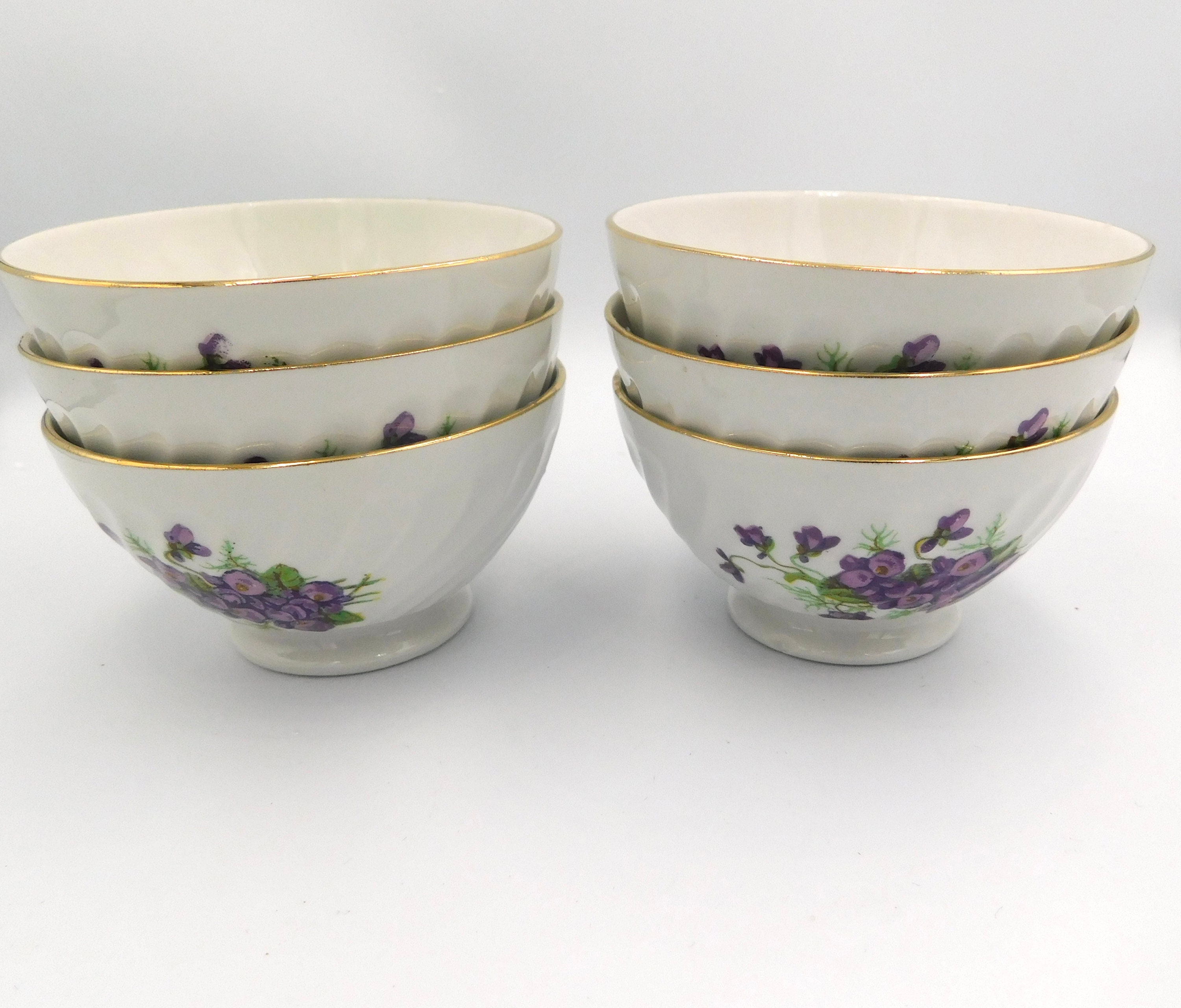 Vintage French Coffee Bowls Beautiful French Breakfast - Etsy
