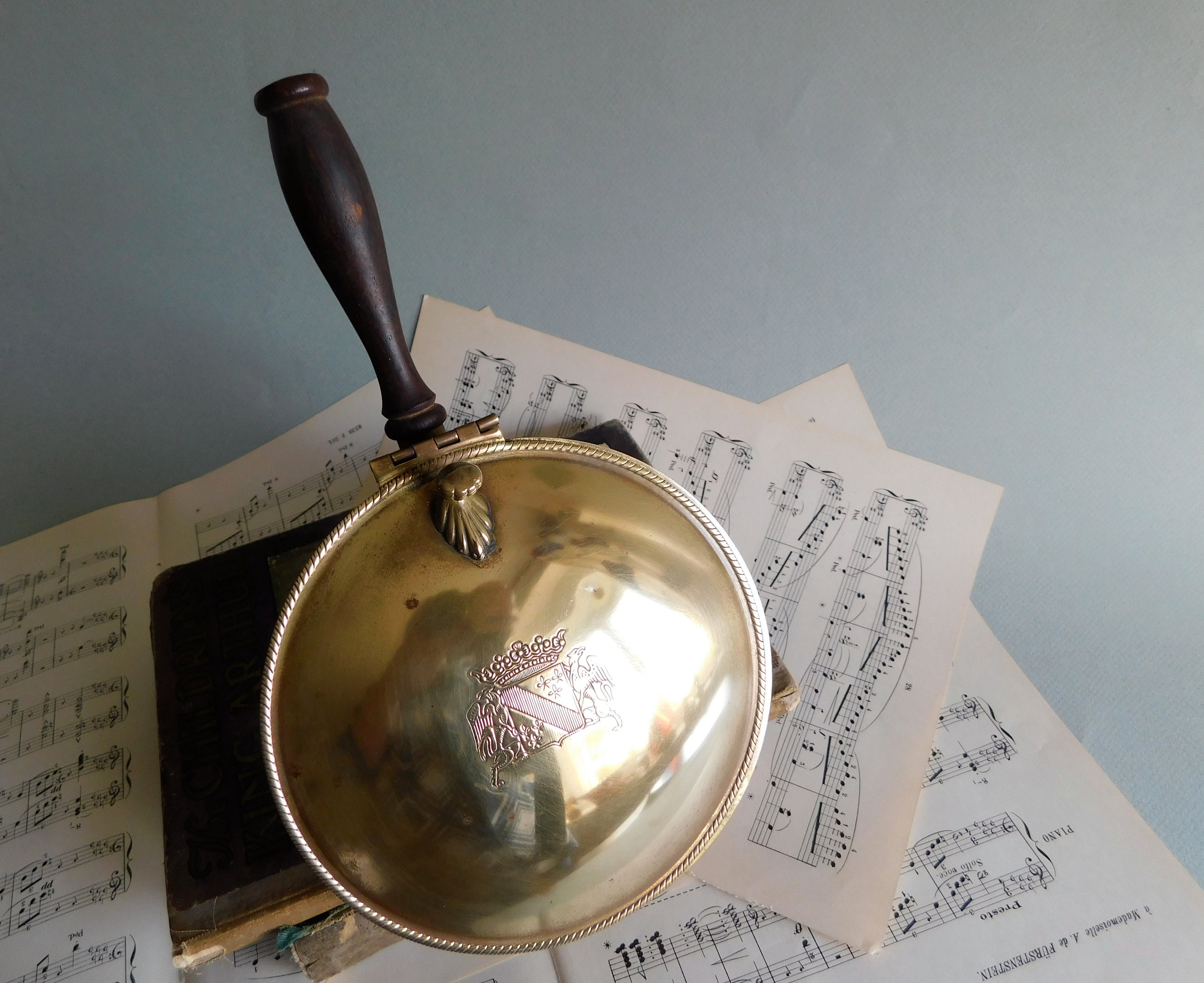 Vintage Brass Silent Butler Footed Silent Butler Brass Crumb | Etsy