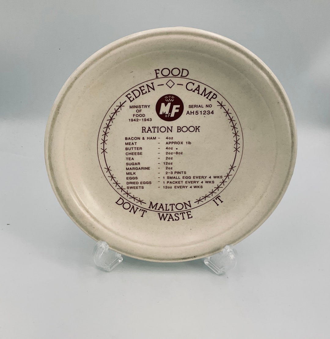 1942 British Rations, Prisoner of War Rations WW11 - Etsy