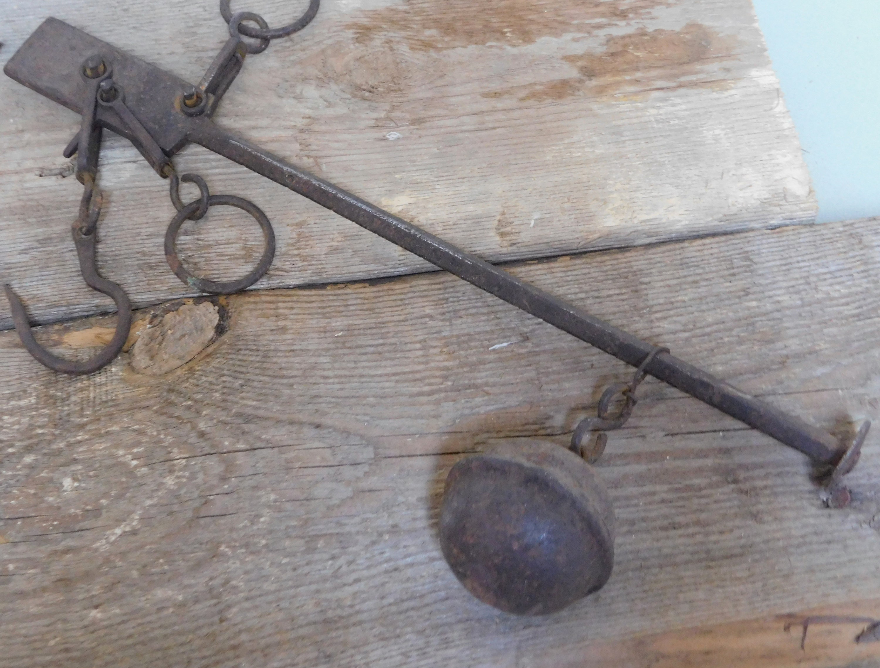 Antique French Scales Balance Iron Steelyard Roman Scales - Etsy