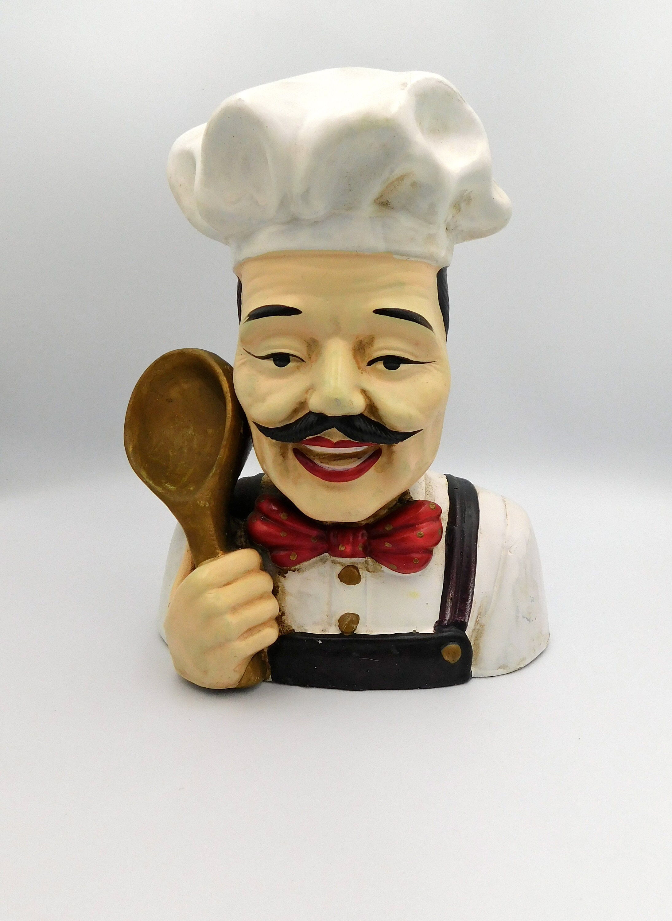 Vintage French Chef Bust 1940s - Etsy