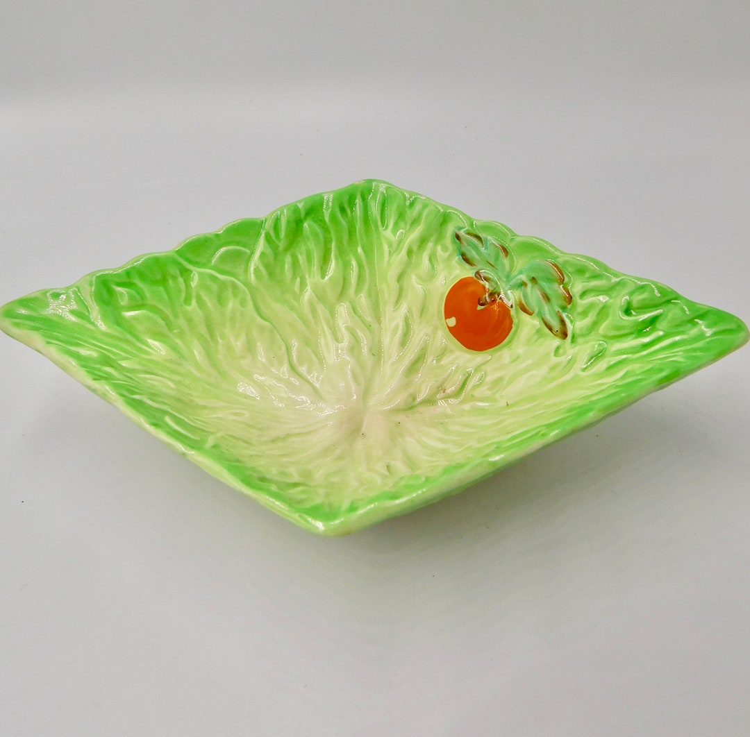 Beswick Ware Diamond Shaped Lettuce Leaf Dish With Tomato - Etsy