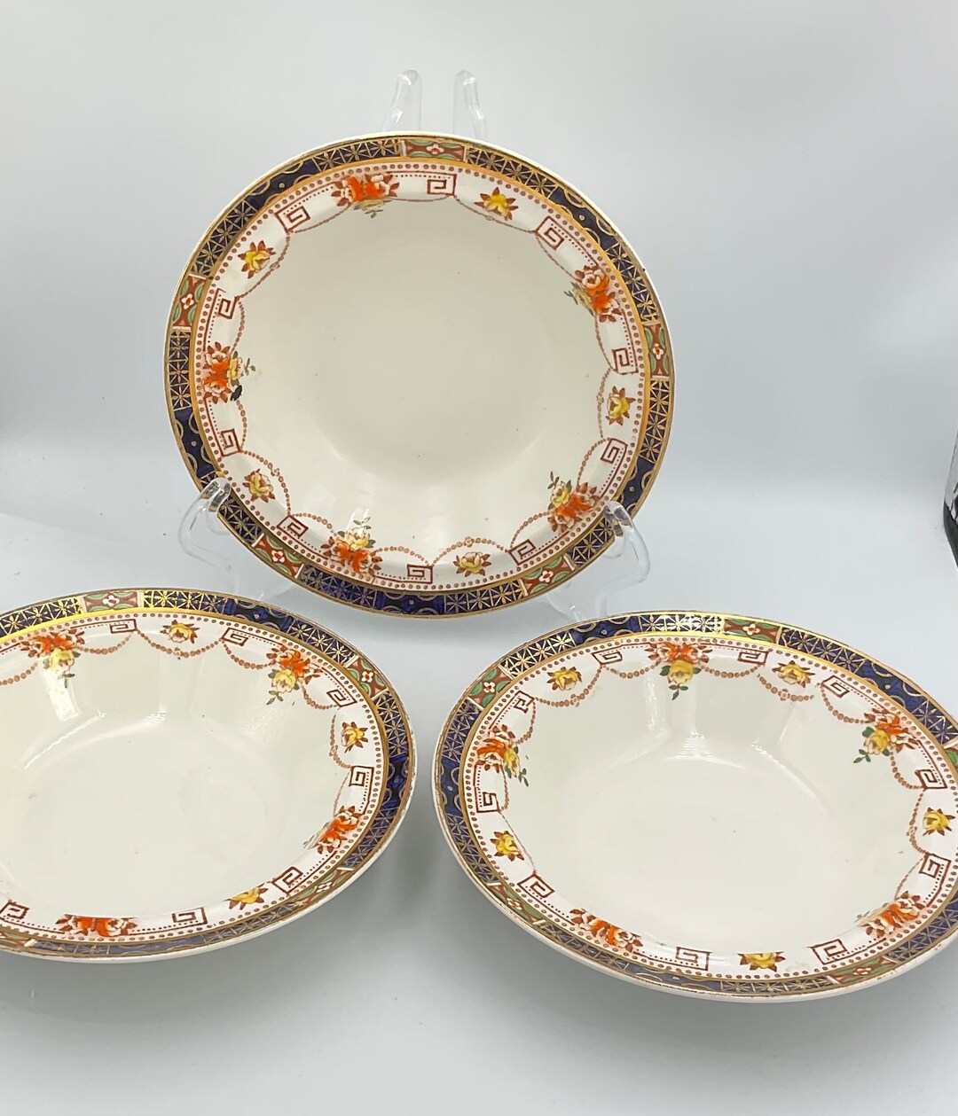 Vintage Alfred Meakin Garland Dessert Bowls 1930s Set of Three - Etsy