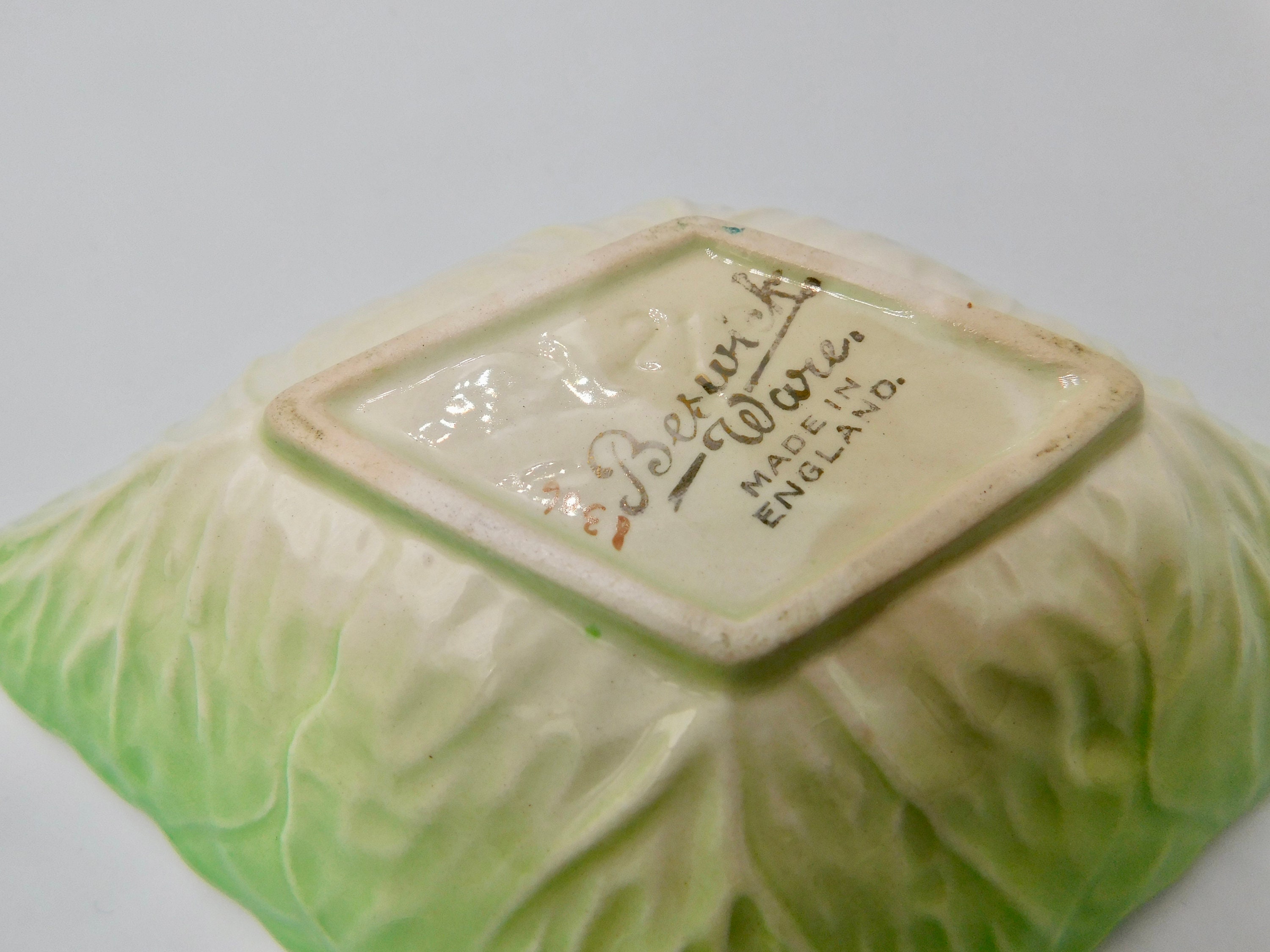 Beswick Ware Diamond Shaped Lettuce Leaf Dish With Tomato - Etsy