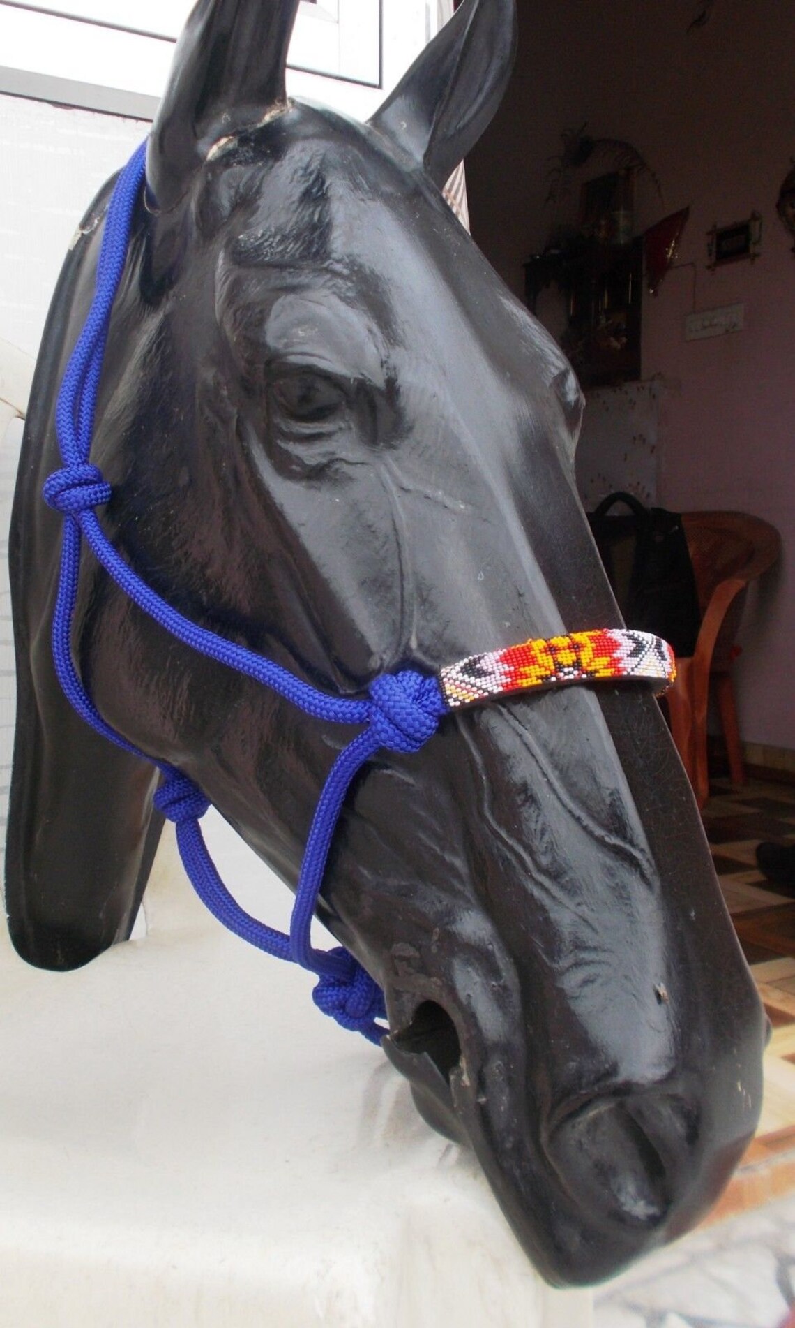 RSI Nylon Cowboy Rope Halter Horse Tack Equine Nose Band Cover - Etsy