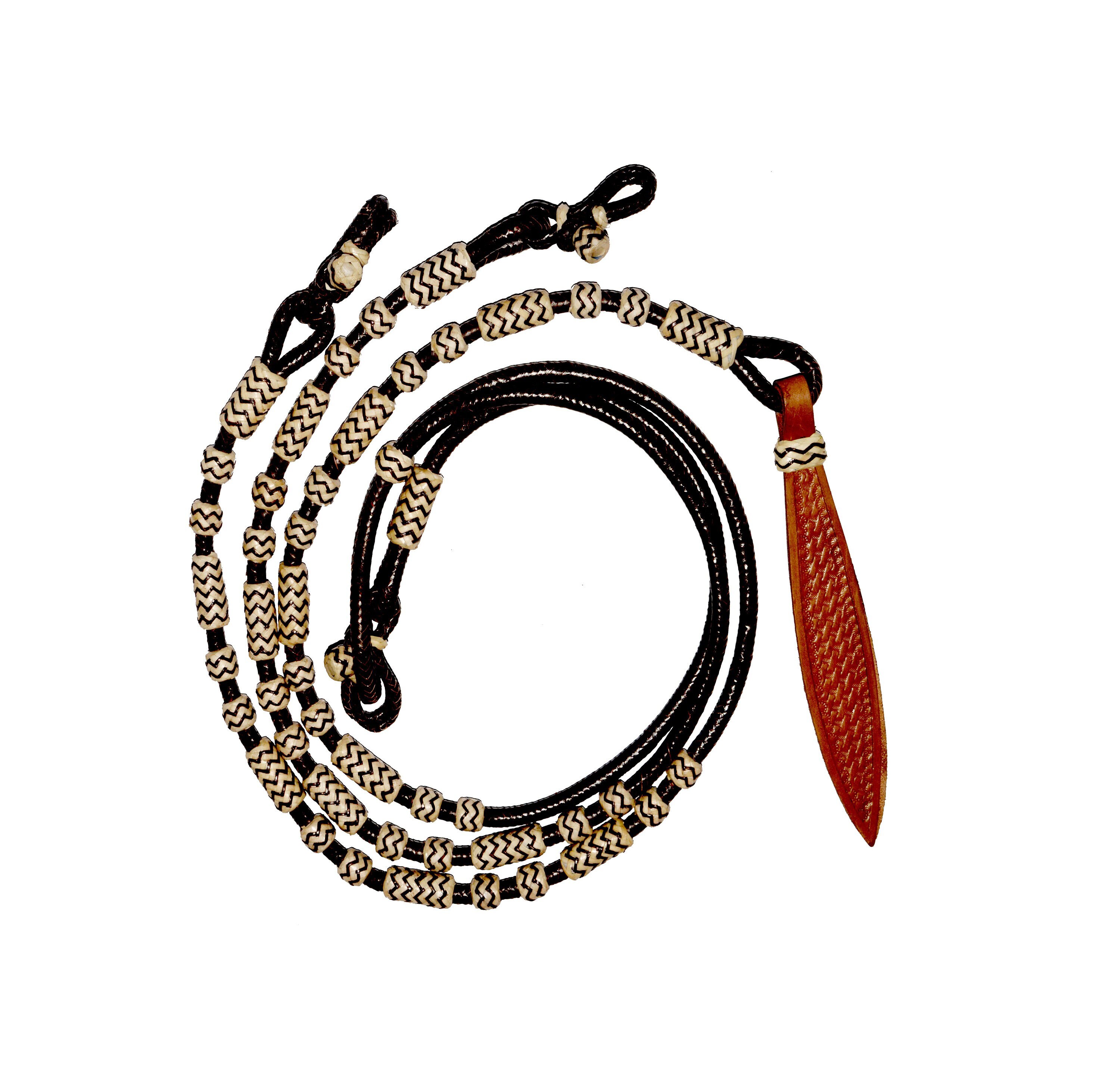 RSI New Hand Braided Brown Rawhide Show Romel Romal Reins Horse Tack ... RSI New Hand Braided Brown Rawhide Show Romel Romal Reins Horse Tack ...