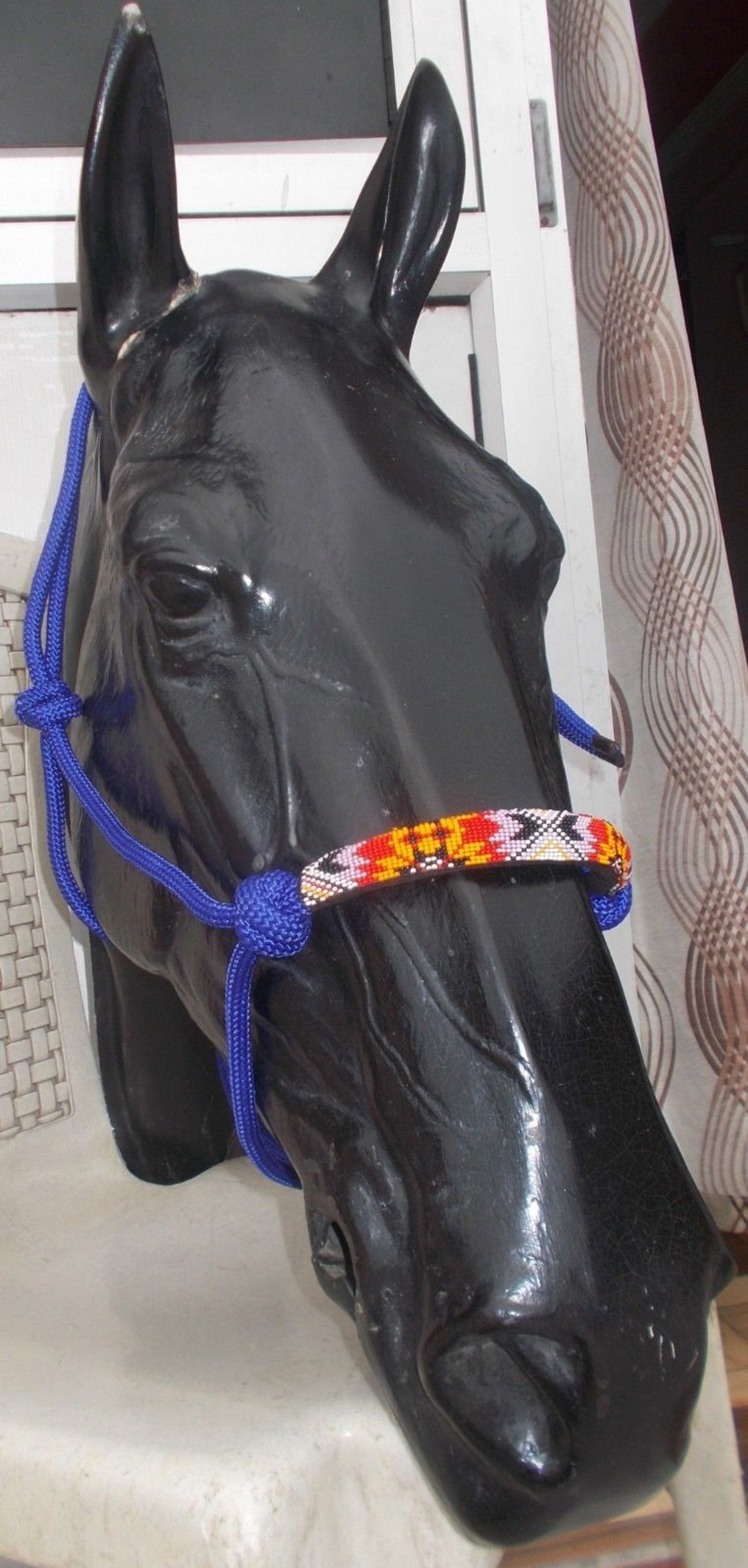 RSI Nylon Cowboy Rope Halter Horse Tack Equine Nose Band Cover - Etsy
