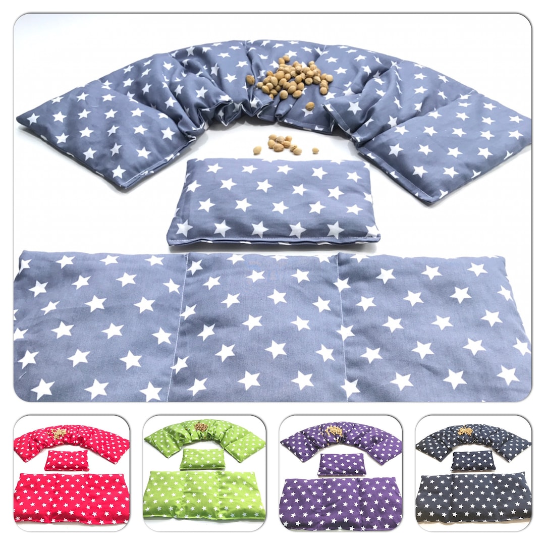 7 Chamber Set of 3 66 X 17 Cm Stars Cherry Stone Pillow 11 - Etsy