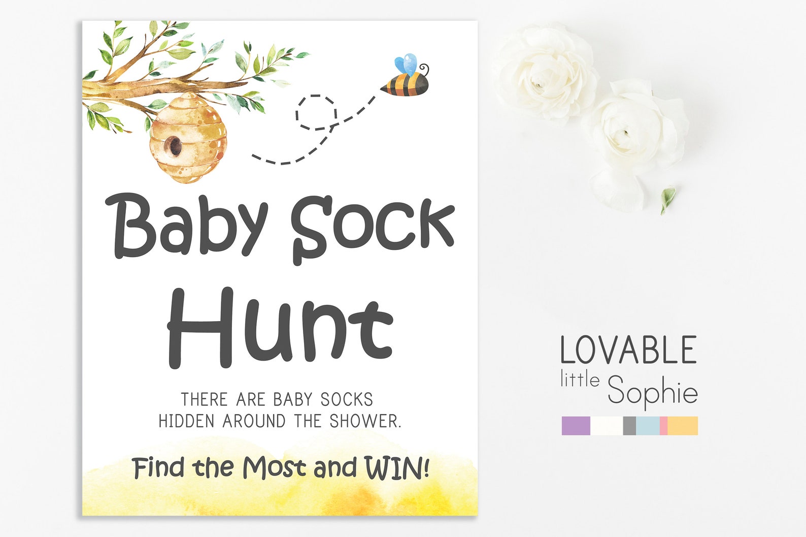 Baby Sock Hunt Baby Sock Game Sock Hunt Baby Sock Hunt | Etsy