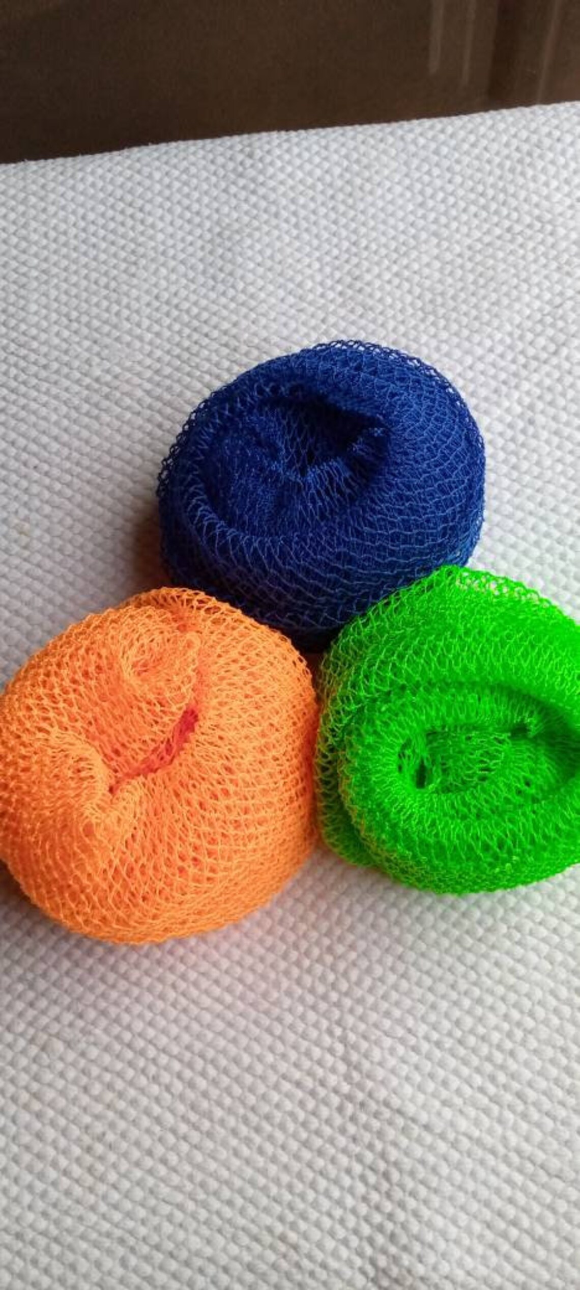 A Set of 3 /african Bath Sponge/ Exfoliating Sponge/ Bath Net/ West ...