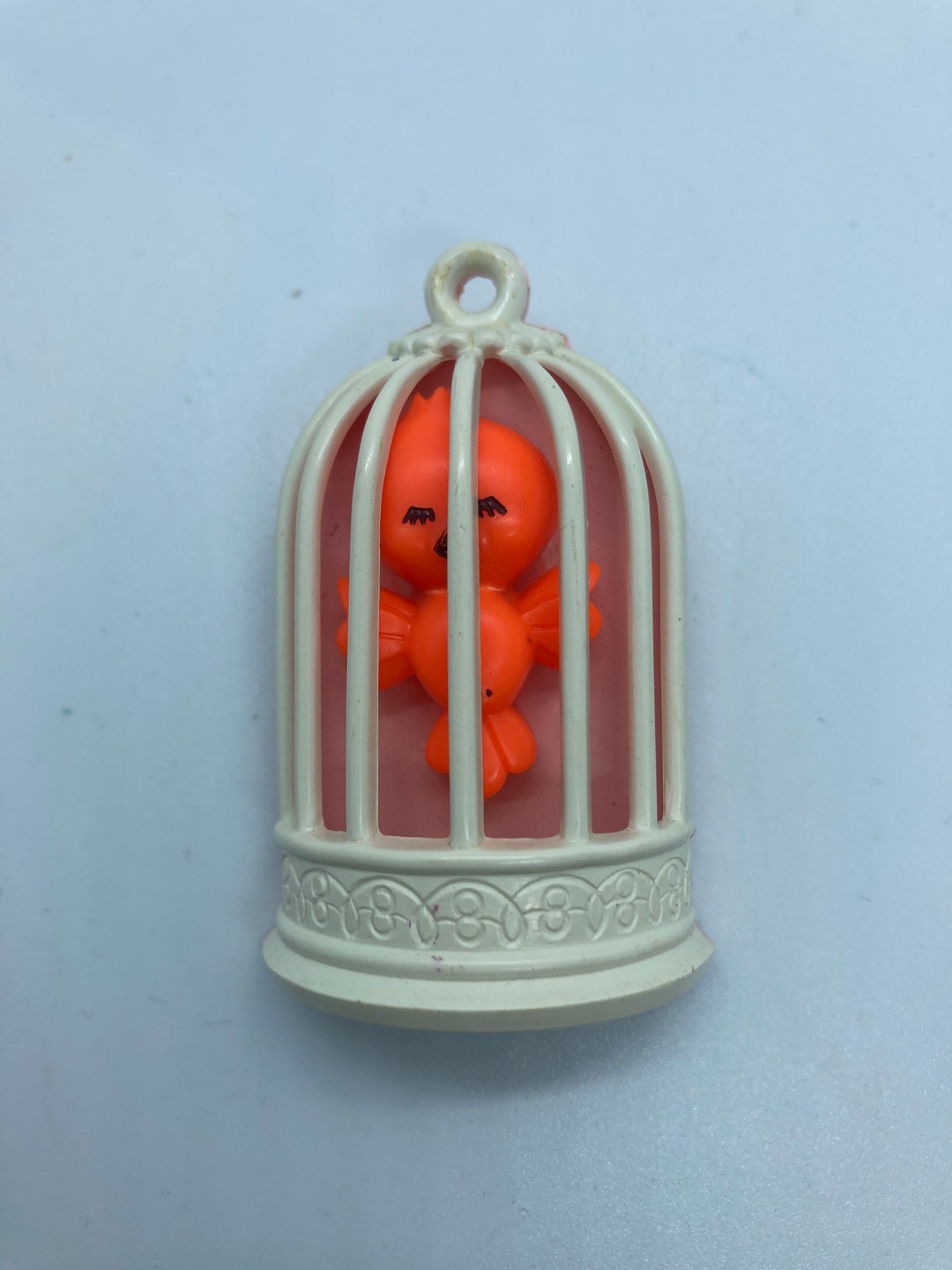 Vintage Plastic Avon Bird in a Birdcage Pin. - Etsy