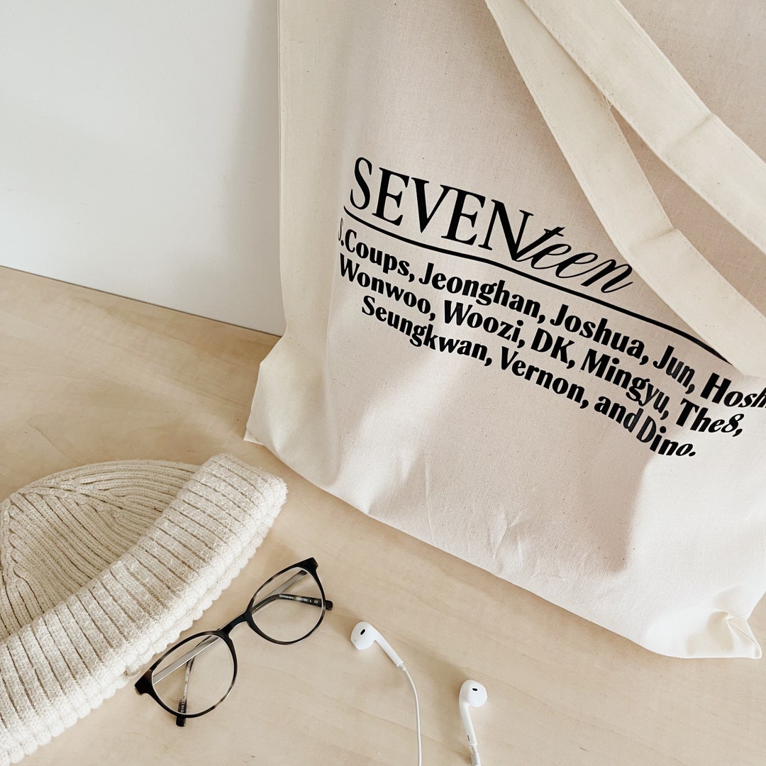 Seventeen Tote Bag Gift for Kpop Fan, Kpop Tote Bag - Etsy