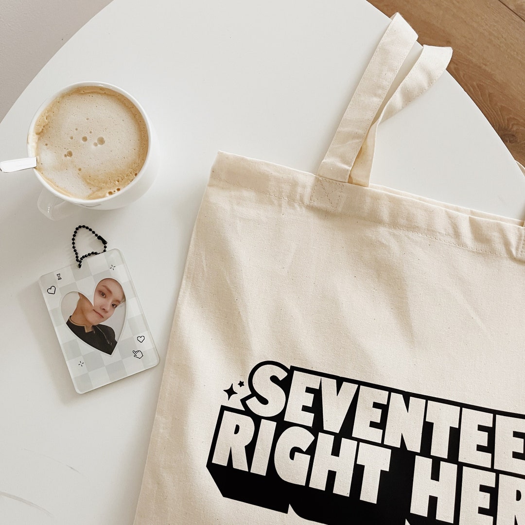 Seventeen Tote Bag Gift for Kpop Fan, Kpop Tote Bag - Etsy