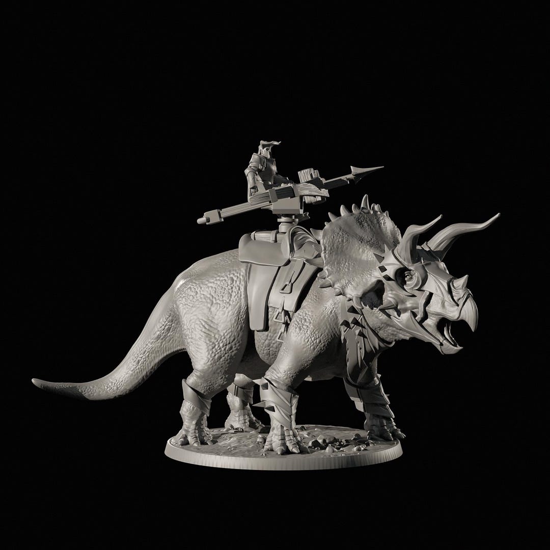 Mounted Triceratops - Etsy