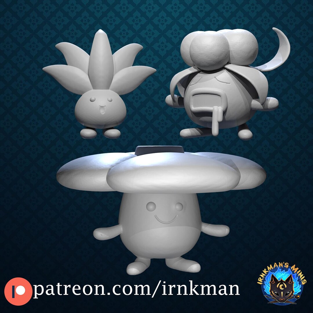Vileplume Evolution Line 35mm Scale Series - Etsy
