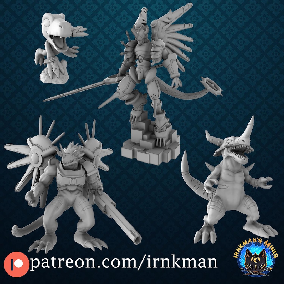 Shinegreymon Digivolution Line - Etsy