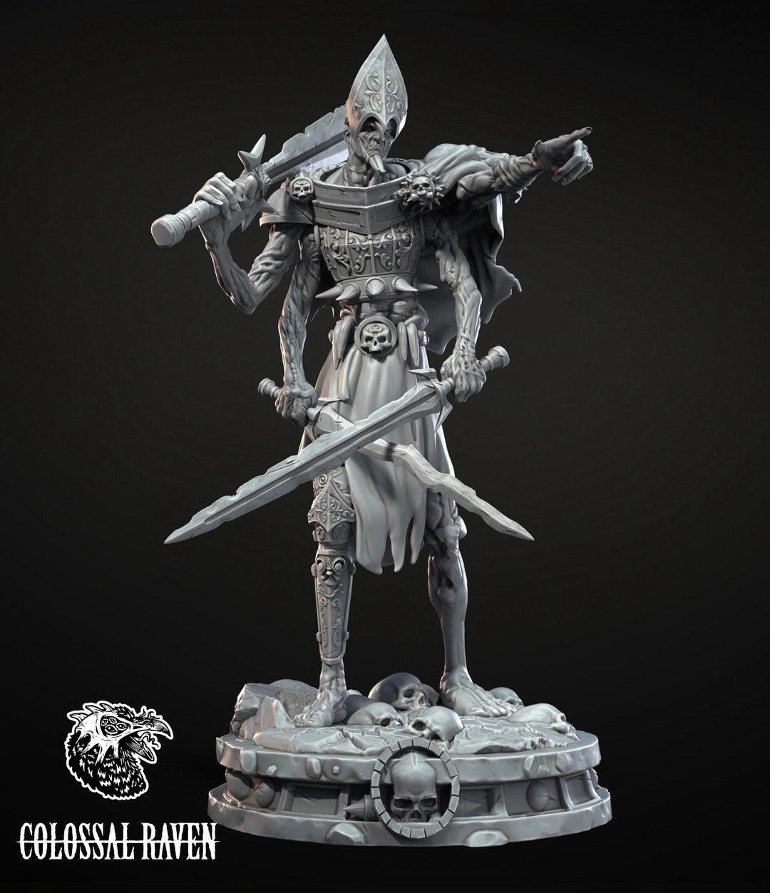 Armored 4 Armed Undead - Etsy