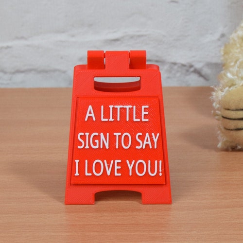 Romantic MINI SIGN. A Little Sign to Say I Love You Romantic | Etsy UK