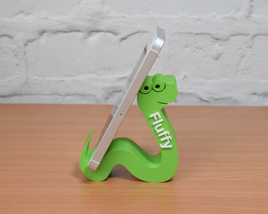 LARGE SNAKE Phone Stand. Personalised Extra Large Phone Holder - Etsy ...