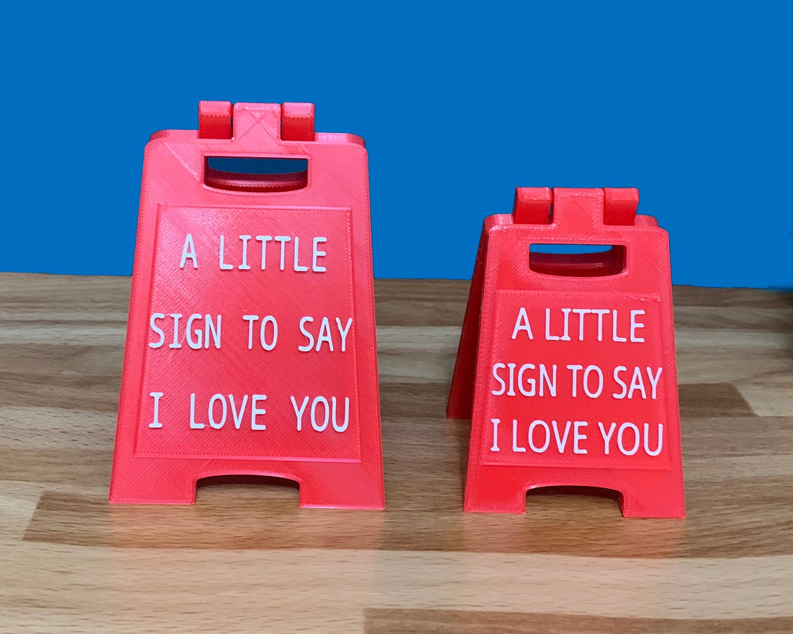 Romantic MINI SIGN. A Little Sign to Say I Love You. Valentines Gift ...