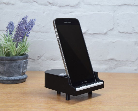 PIANO Phone Stand. Personalised Piano Phone Holder Small - Etsy