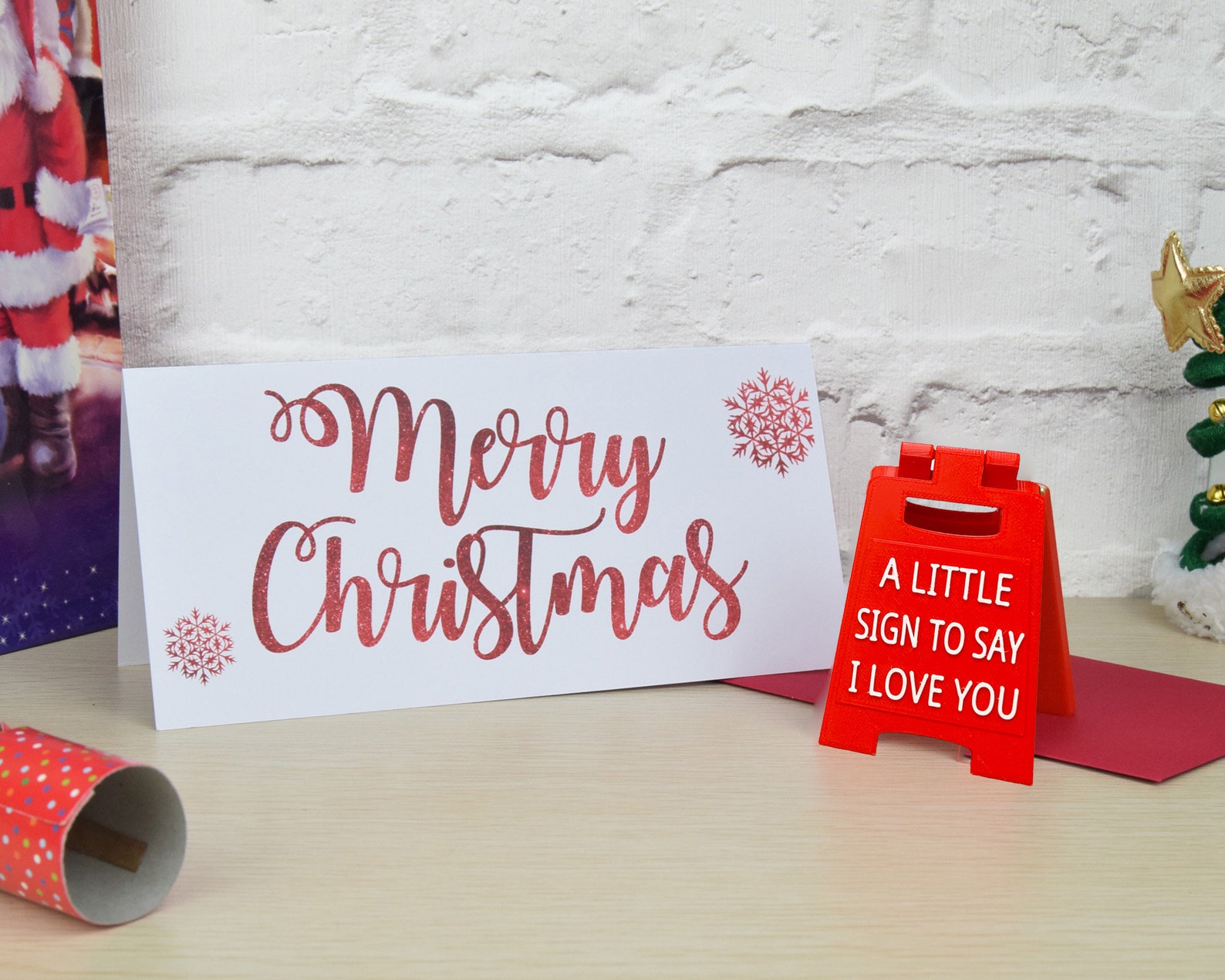 Romantic MINI SIGN. A Little Sign to Say I Love You. Valentines Gift ...