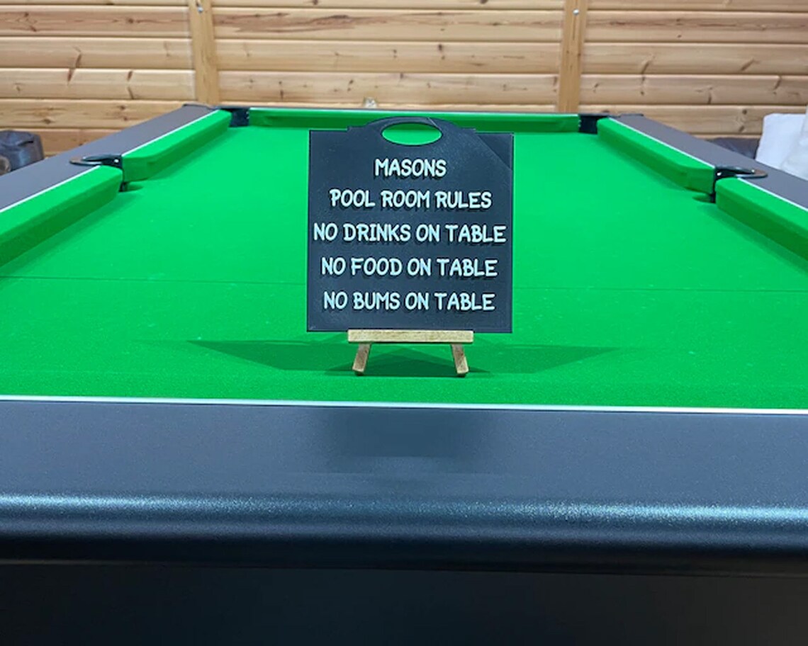 Extra Large Backboard Style Sign. Table Sign or Display Sign. Stylish ...