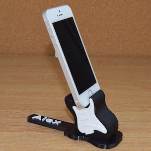 GUITAR Phone Stand. Guitar Phone Holder - Phone Gifts - Small Gifts ...