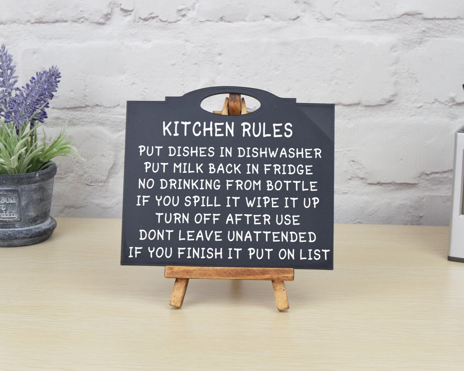 Extra Large Backboard Style Sign. Table Sign or Display Sign. Stylish ...