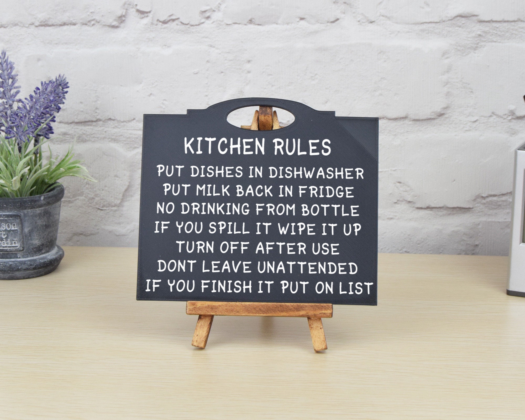 Extra Large Backboard Style Sign. Table Sign or Display Sign. Stylish ...