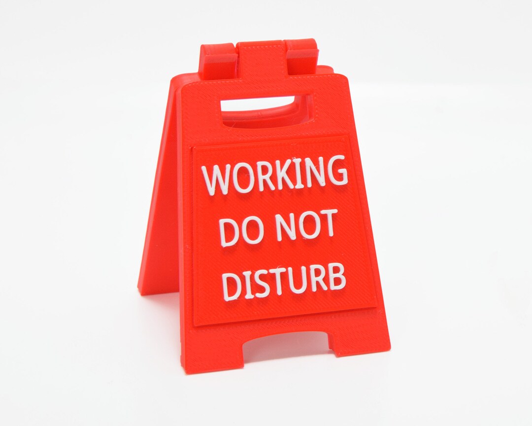 Working / WFH Mini Sign. Office or Home Sign for People Working. - Etsy UK