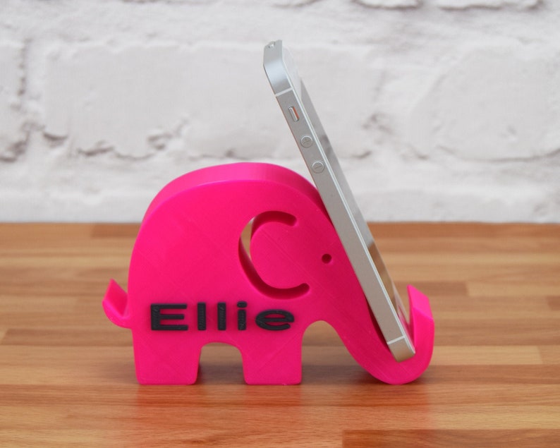 Large ELEPHANT Phone Stand. Personalised Extra Large Phone - Etsy UK