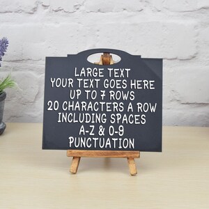 Extra Large Backboard Style Sign. Table Sign or Display Sign. Stylish ...