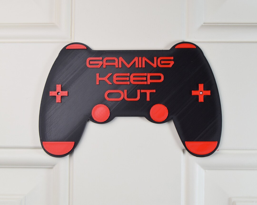 Gamer DOOR SIGN. Gamers Door Sign in Shape of a Games Console. Gaming ...