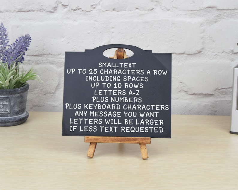 Extra Large Backboard Style Sign. Table Sign or Display Sign. Stylish ...