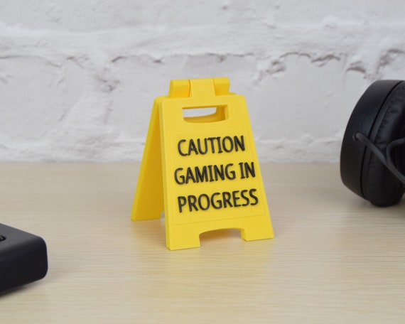 Fun Gaming SIGN. Gamers Warning Sign. Let Them Know You Are - Etsy