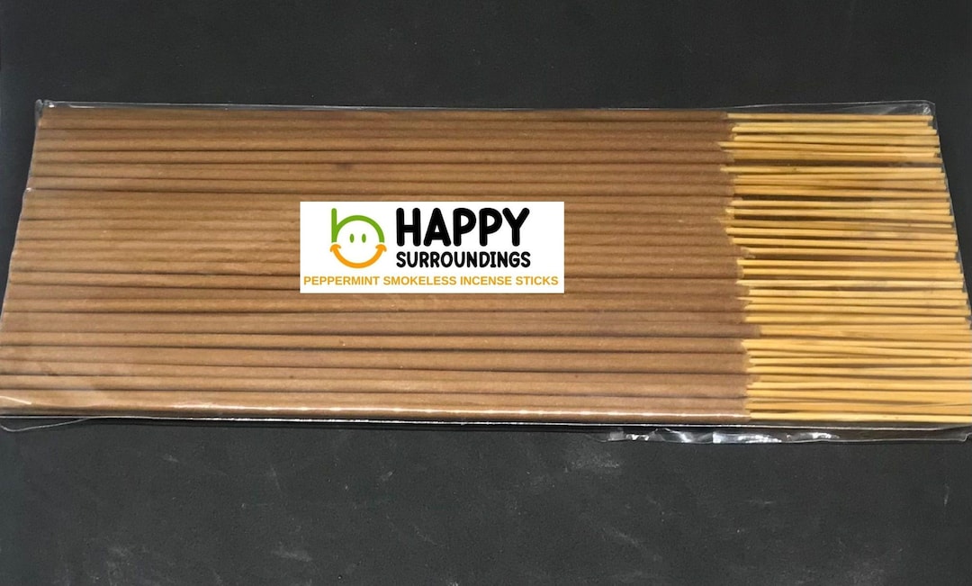 Peppermint Smokeless Incense Sticks Pure Fragrance Less Smoke Smokeless ...