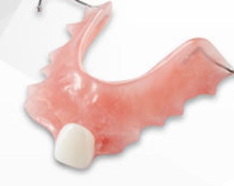 Custom Mini Nesbit Partial False tooth Flipper Denture | Etsy