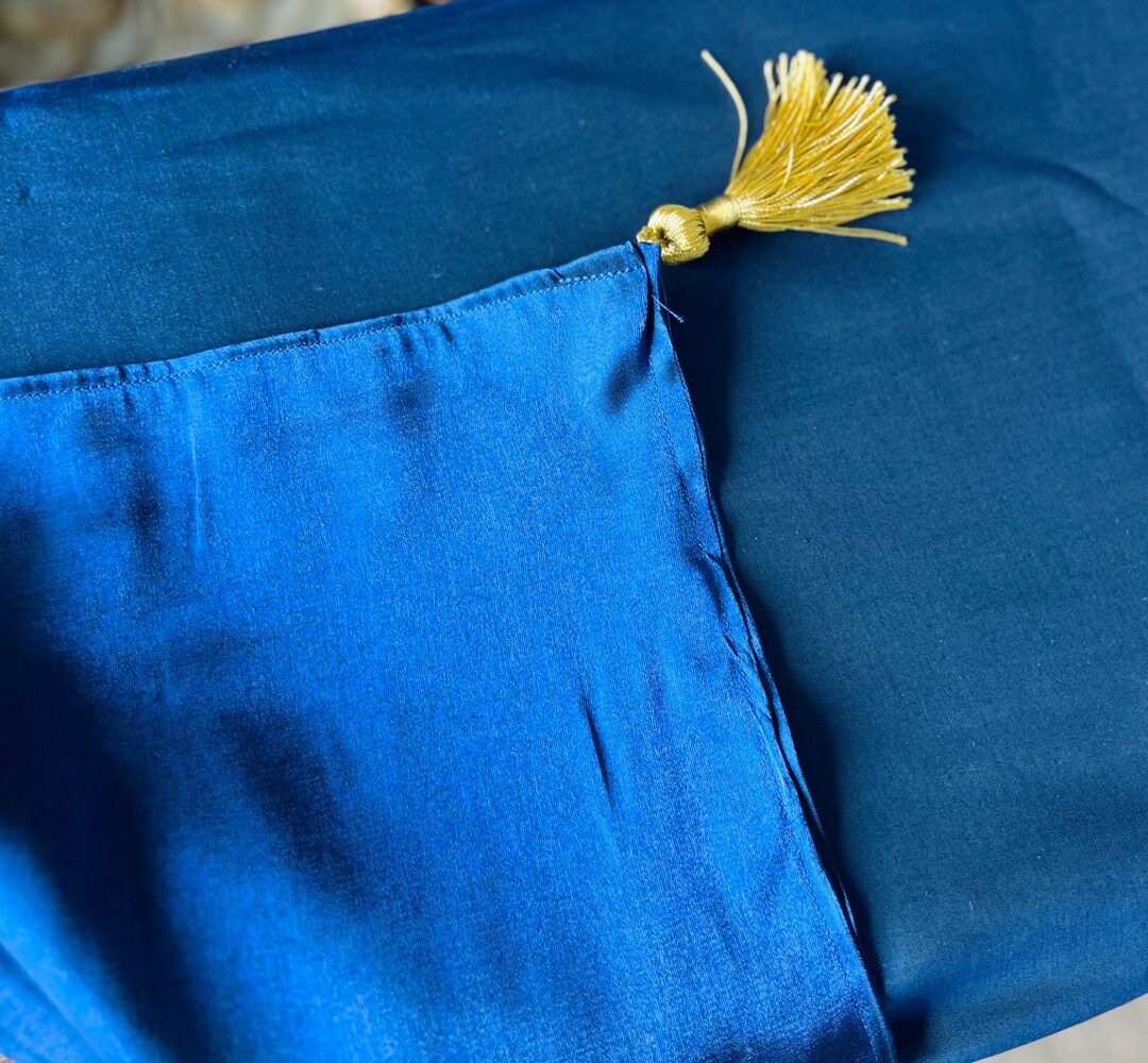 Indigo Blue 30 X 30 Altar Cloth With Gold Tassels - Etsy