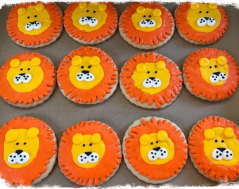Lion cookies | Etsy