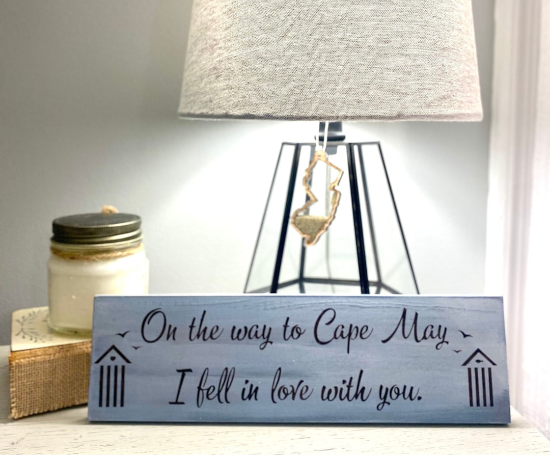 On the Way to Cape May Small Sign - Etsy
