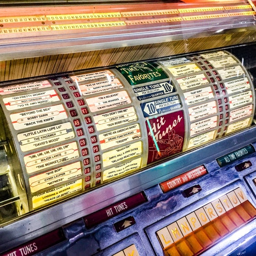 Vintage Jukebox Record Labels / Title Strips Mixed Lot of - Etsy