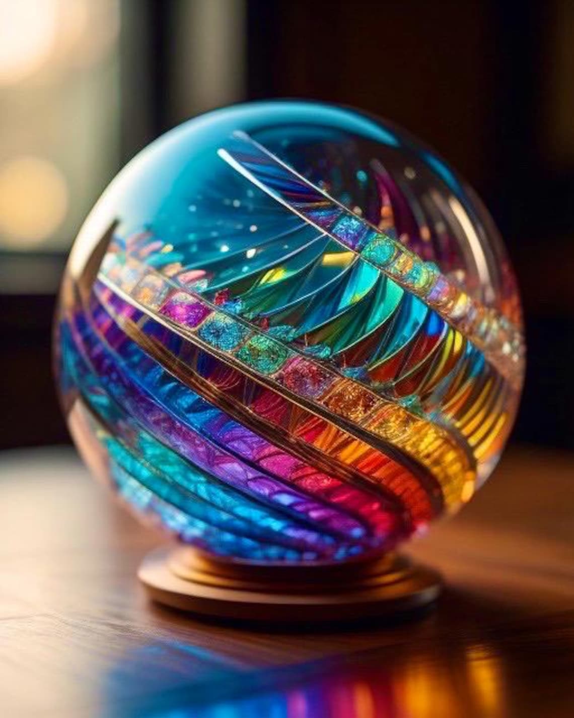 Rainbow Sphere-16 (DIGITAL DOWNLOAD for PRINT) - Etsy