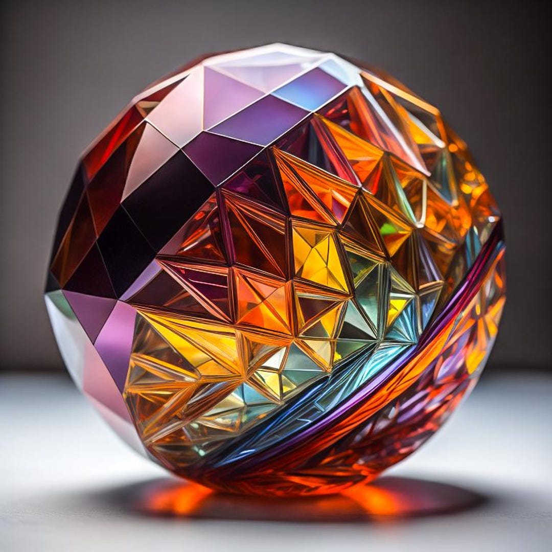 Rainbow Sphere (DIGITAL DOWNLOAD/PRINT) - Etsy