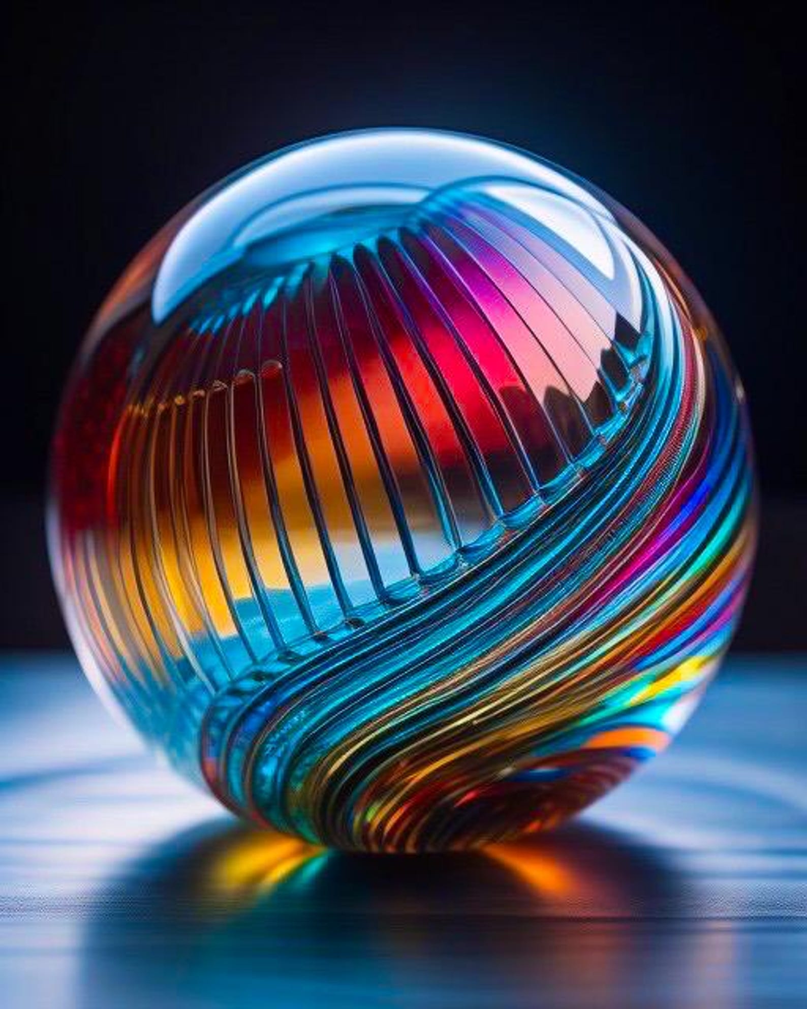 Rainbow Sphere-14 (DIGITAL DOWNLOAD for PRINT) - Etsy