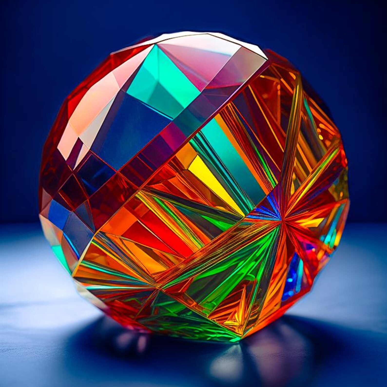 Rainbow Sphere-2 (DIGITAL DOWNLOAD for PRINT) - Etsy