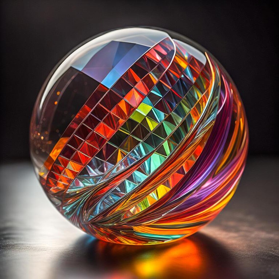 Rainbow Sphere-8 (DIGITAL DOWNLOAD) - Etsy